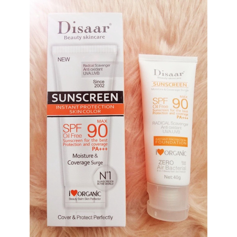 DISAAR SPF 90+ Skin Care Sunscreen Cream Waterproof Lasting | Shopee Philippines
