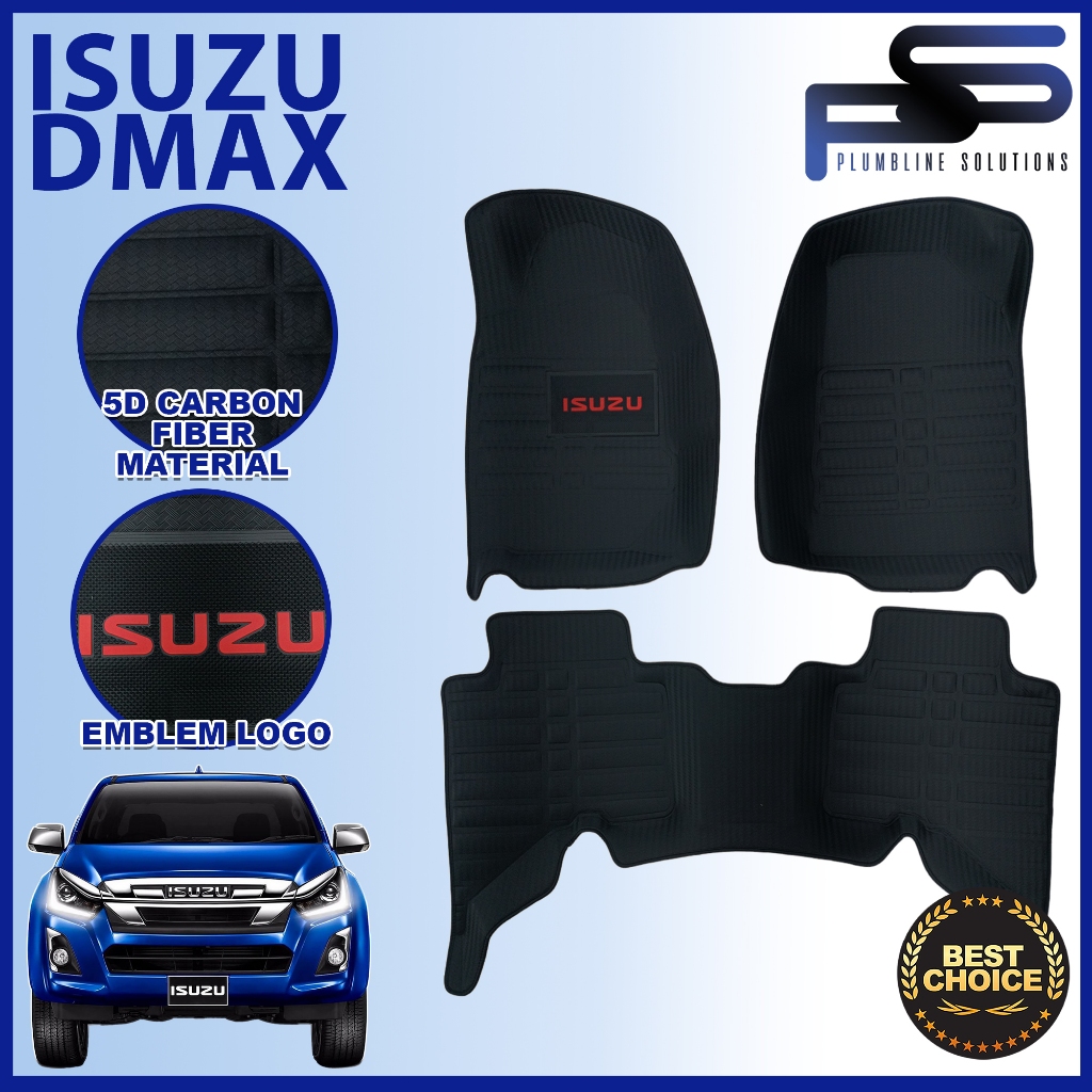 TPE CAR DEEP DISH MATTING ISUZU DMAX D-MAX 2015 - 2020 / 2021 Onwards ...