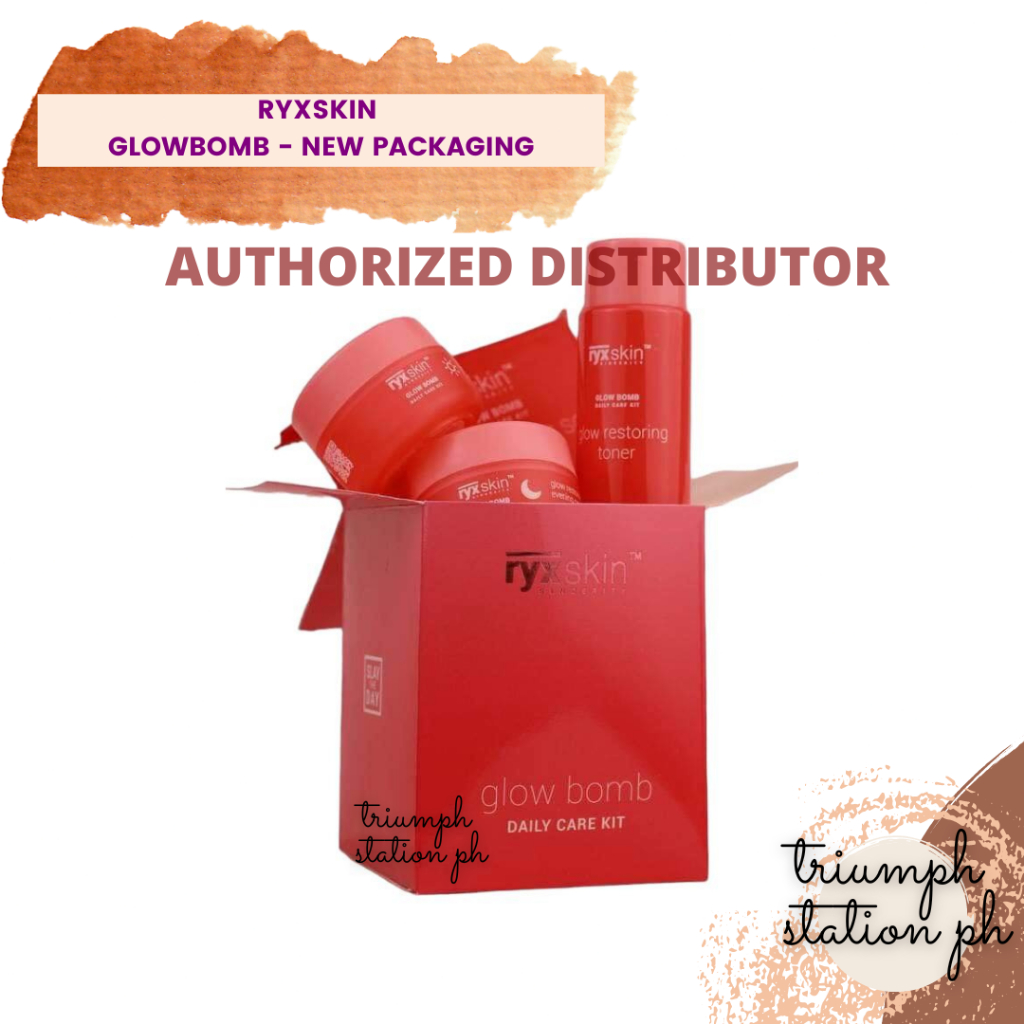 RyxSkin Glow Bomb Daily Care Kit (Ryx Clear Bomb Advanced Exfoliating ...