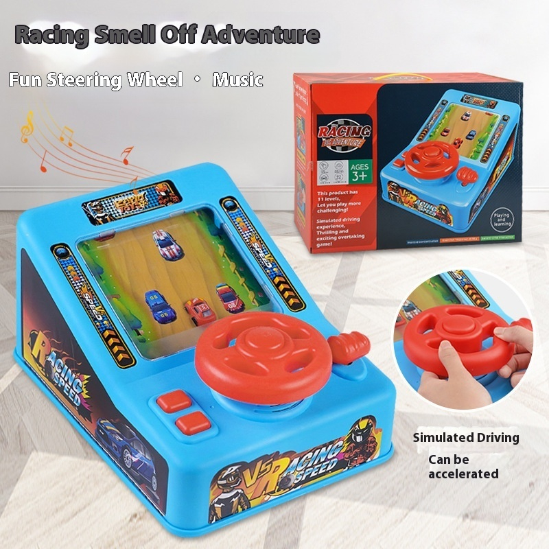 Racing Adventure Game Console, Car Simulation Driving Steering Wheel, 3 ...