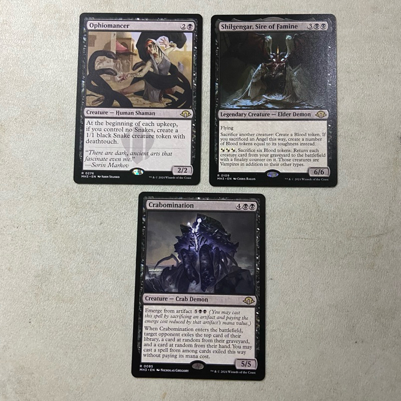 OPHIOMANCER SHILGENGAR, SIRE OF FAMINE CRABOMINATION | MH3 MODERN ...