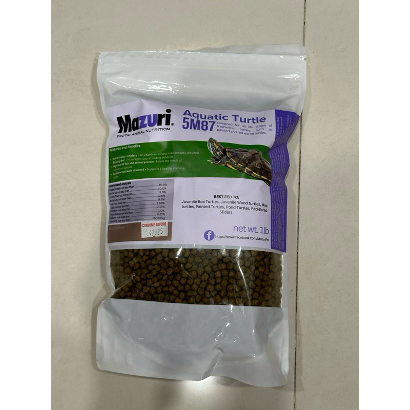 MAZURI® AQUATIC TURTLE DIET 1Lb | Shopee Philippines