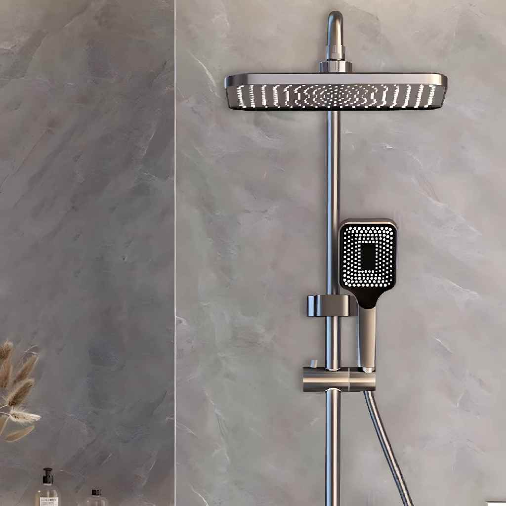 Modern home shower |13 "| moonlight white intelligent temperature ...