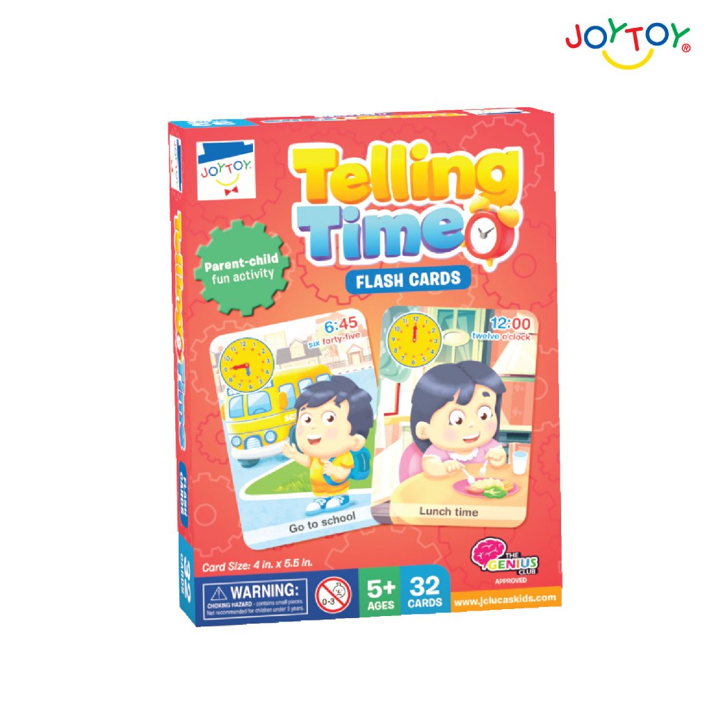 JOYTOY Telling Time Flash Cards | Shopee Philippines