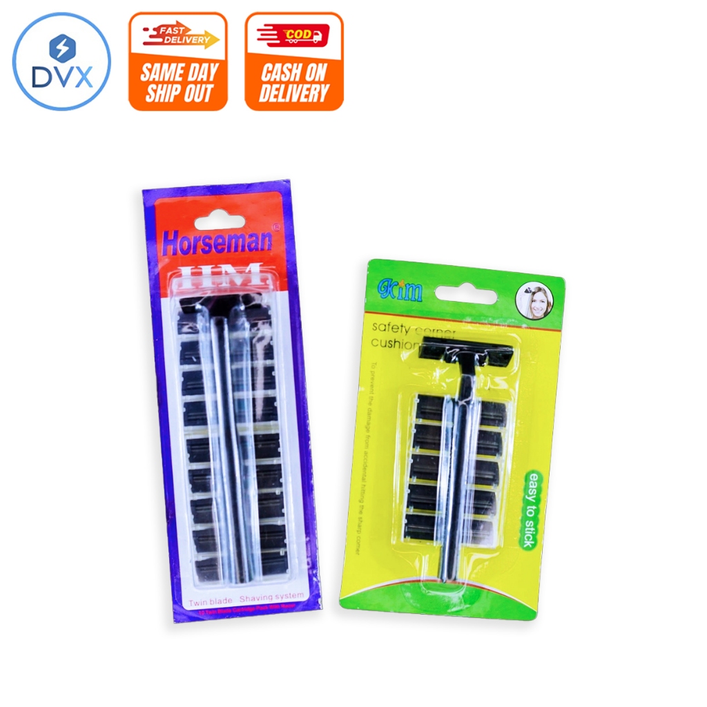COD DVX Disposable Double Cutting Action Long Handle Shaver Razor Blade ...