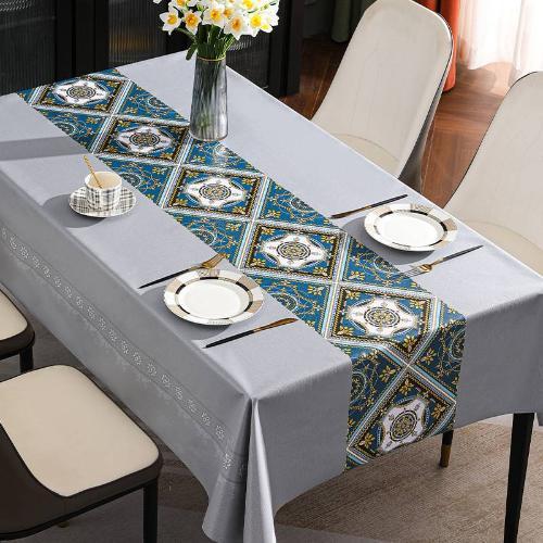 Table Cover Rectangular Oilproof Waterproof Tablecloth Tablecloths ...