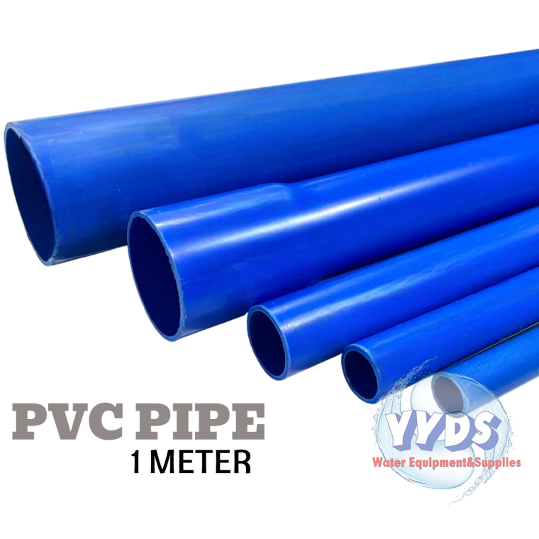 PVC PIPE BLUE & ORANGE PER METER 1/2” 3/4” 1” 1 1/2” 2” WIDTH 1 METER LENGTH | Shopee Philippines