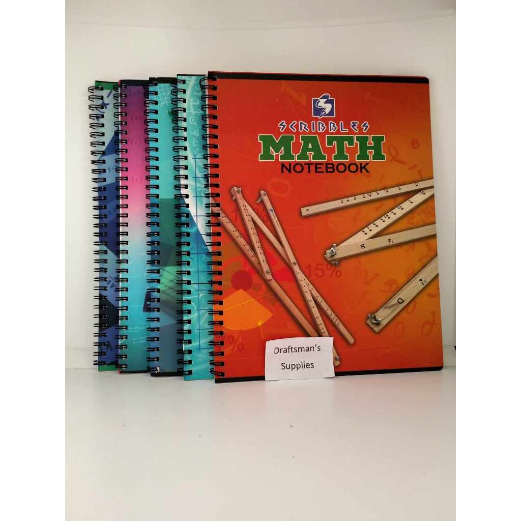 Scribbles | Big Math Notebook | Assorted Design | Shopee Philippines
