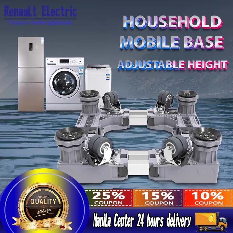 4 Wheels 8 Legs Washing Machine Mobile Stand High Load Capacity Stand ...