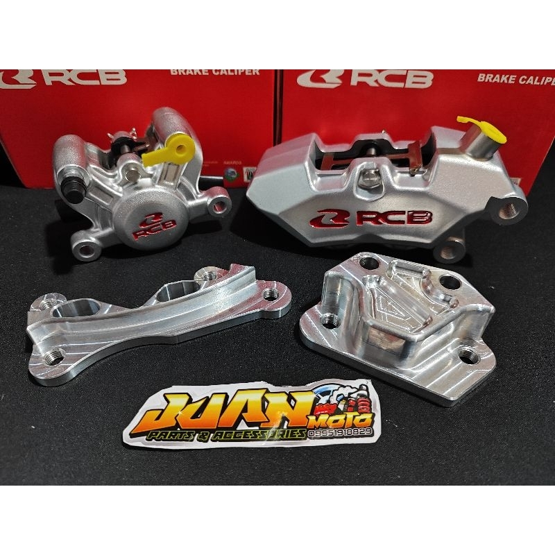 RCB R1 4pot/R-55 2pot Caliper Set [ Nmax v1 v2 w/Bracket F/R ] | Shopee ...