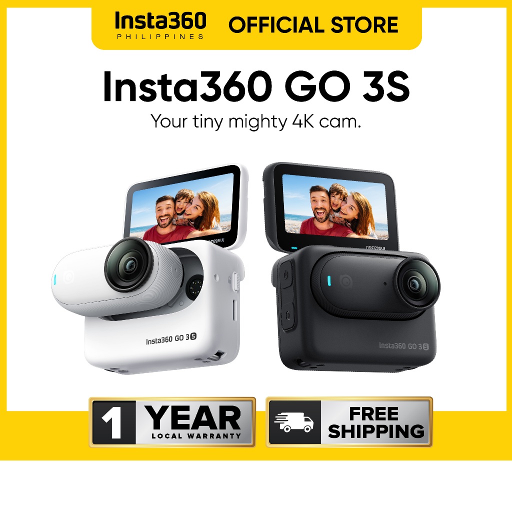 Insta360 GO 3S (128GB) 4K Tiny Waterproof Action Camera, Hands-Free POV ...