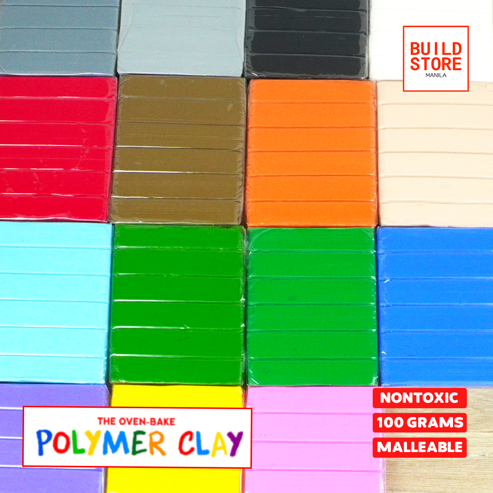 Polymer Clay - 100g Block (Multiple Colors) | Oven Bake Clay | Shopee ...