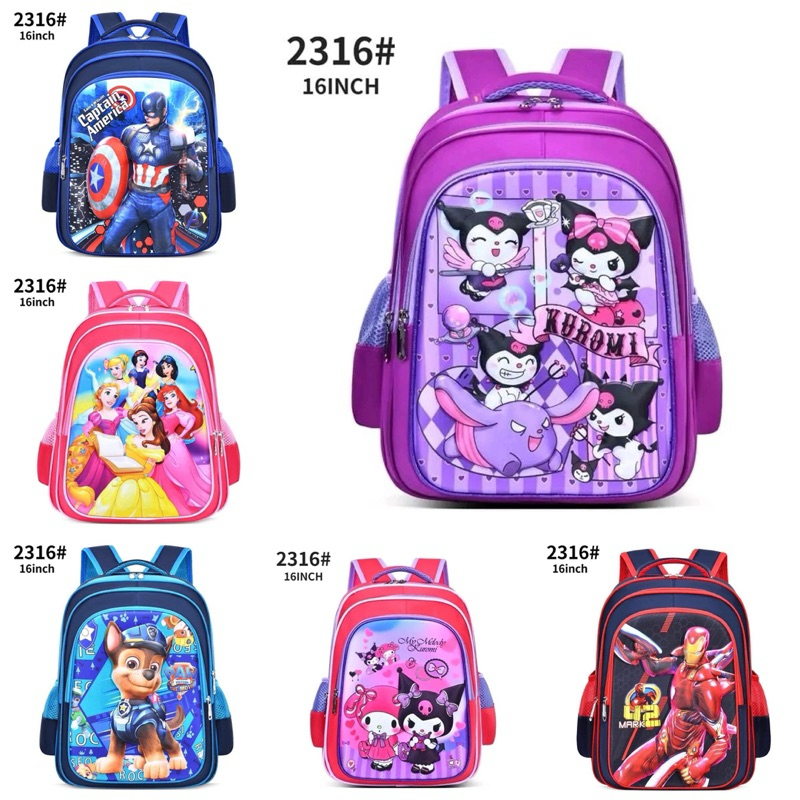 CHARACTER BAGS (16 INCHES) | Shopee Philippines
