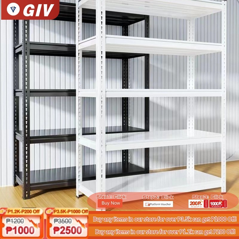 3/4/5/6 Layers All-Metal Shelf Rack Steel Rack Organizer rack For ...