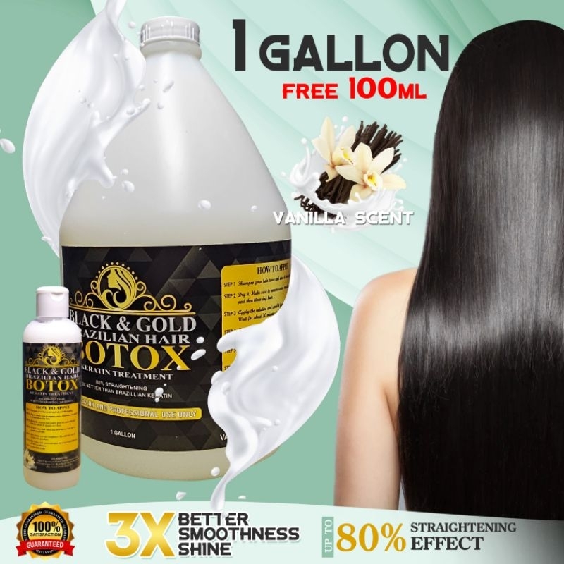 Black&gold Brazilian hair botox ( Galon Vanilla scent ) | Shopee ...