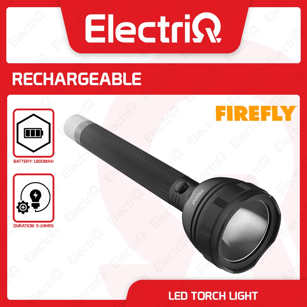 Electriq l Firefly Rechargeable LED Torch Light (3.7V 1800mAh / 220 ...