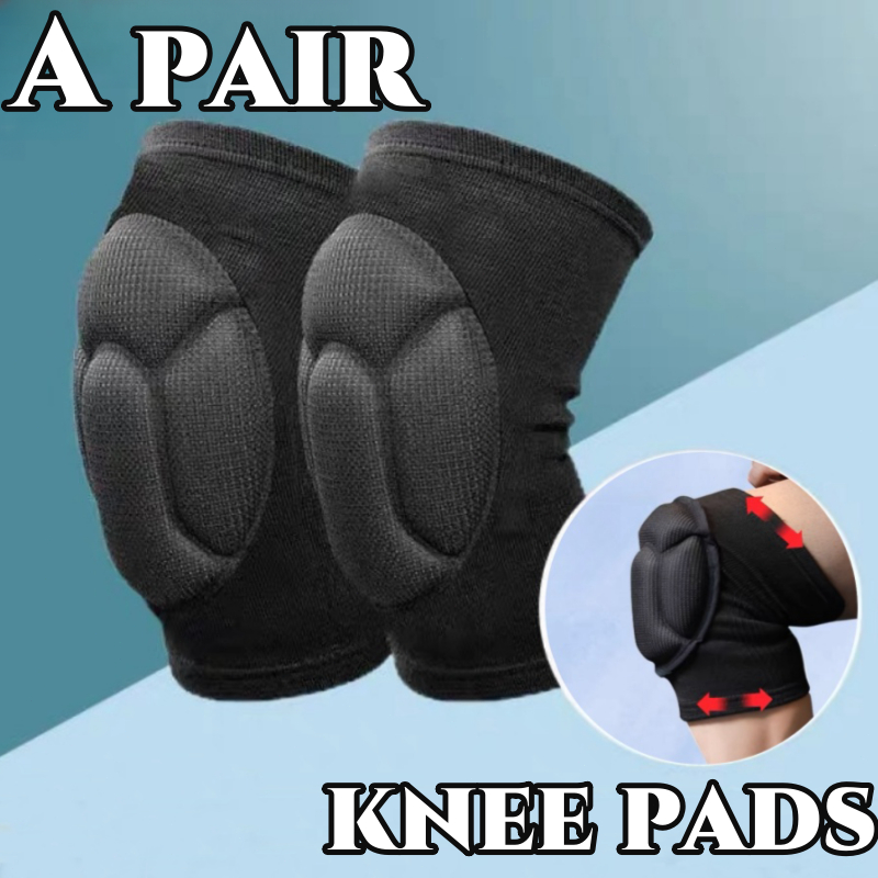 1 Pair Sponge Knee Pads/Protective Knee Pads Thick Sponge Football ...