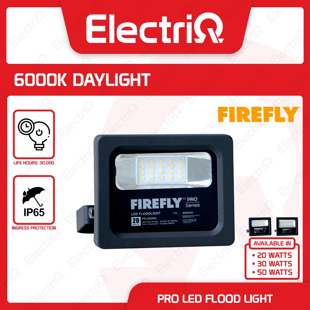 Electriq l Firefly PRO LED Floodlight 20 Watts / 30 Watts / 50 Watts ...