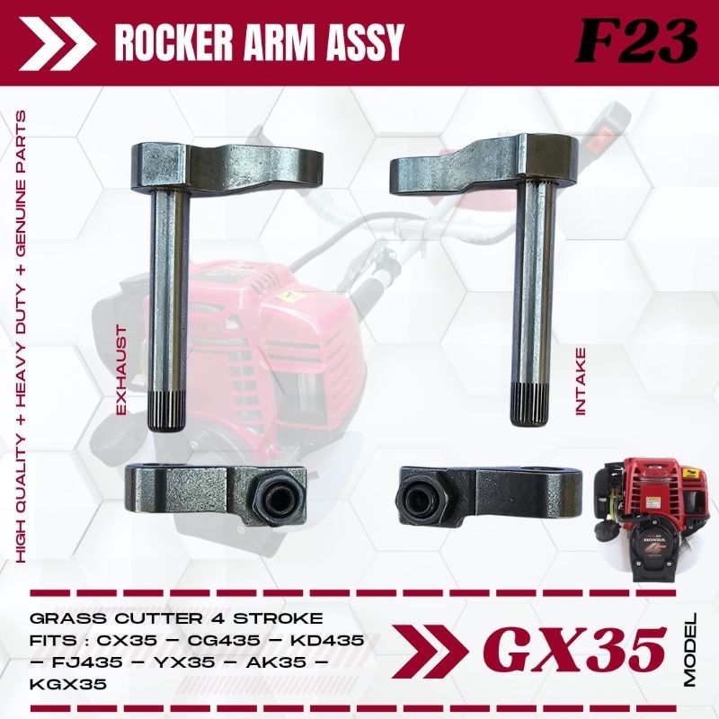 Rocker Arm Assy Gx35 Intake / Exhaust 4 Stroke Grass Cutter | Shopee ...