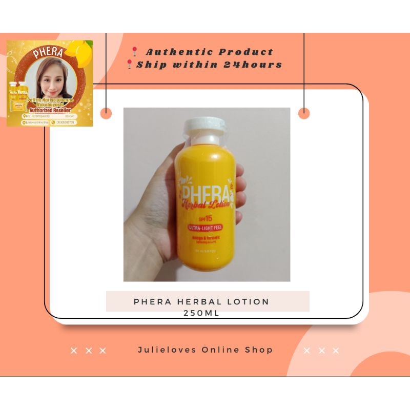 Phera Herbal Lotion 250ml | Shopee Philippines