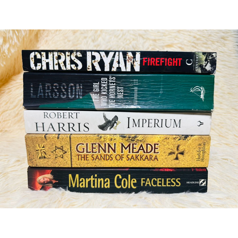 ASSORTED BUNDLE OF TPB BOOKS (5) mystery thriller genre | Shopee ...