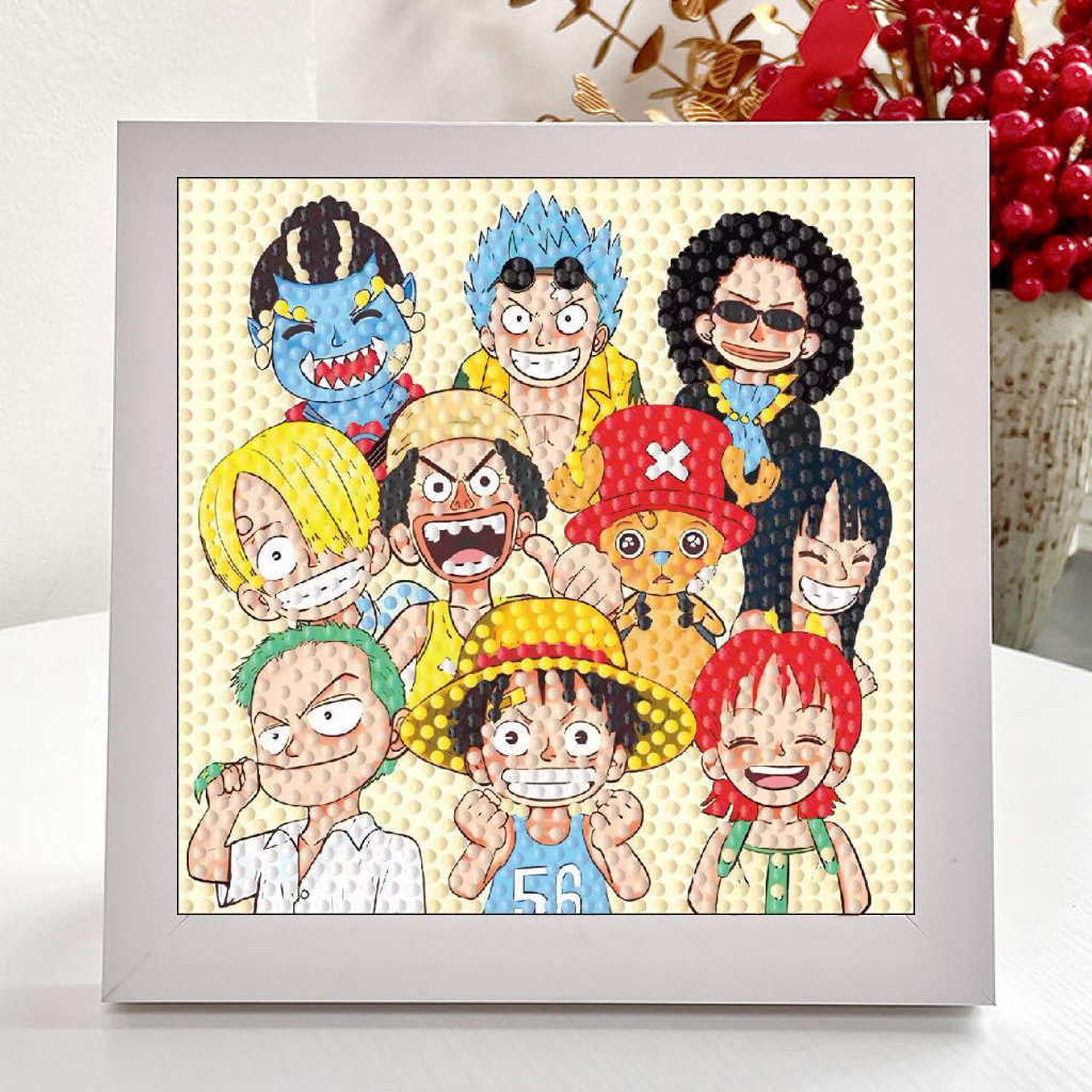 Diamond Beads Painting by Numbers Sanrio Stickers With Frame Kids Cute ...