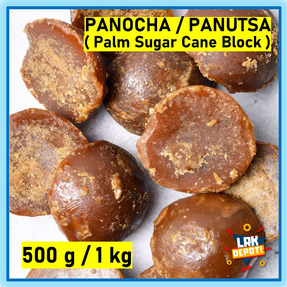 Premium (Panocha / Panutsa de Bao) Pure Palm Brown Sugar Cane Chunk Block - 500g / 1kg | Shopee ...