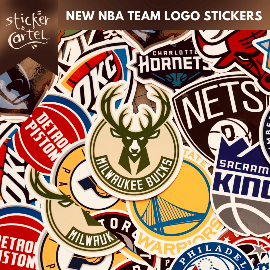 NBA Team Logo Stickers NEW / National Basketball Association Team Logo ...