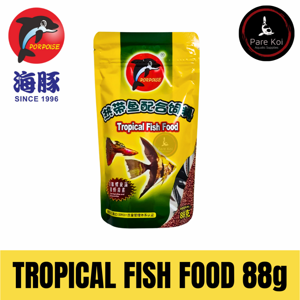 Porpoise Tropical Fish Food 88g | Bonuses Tropical Fish Food 68g ...