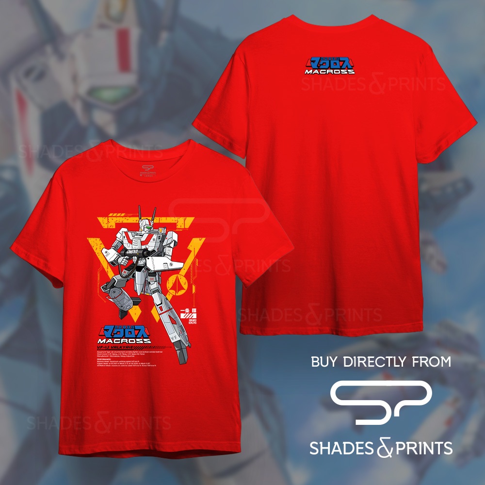 Robotech Macross Japan Classic Anime Printed Shirt Shades&Prints retro ...