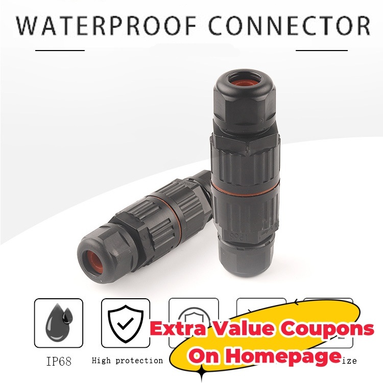 2P-3P IP68 Waterproof Cable Connector | Shopee Philippines