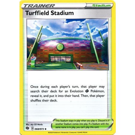 Pokemon TCG - TURFFIELD STADIUM 068/073 Uncommon - Champion's Path ...