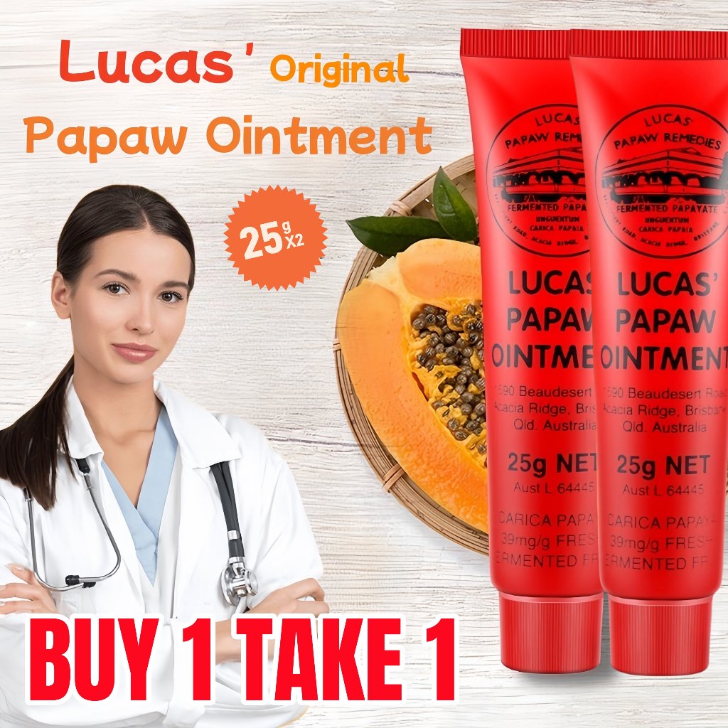 【BUY 1 TAKE 1】Lucas' Papaw Papaw Ointment 25g lip balm | burn ointment ...