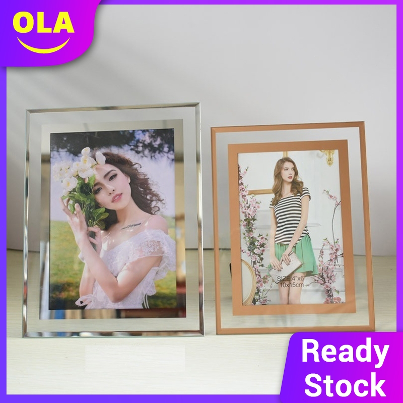 Glass Frame Simple Style Personalized Desktop Decoration Photo Frames ...