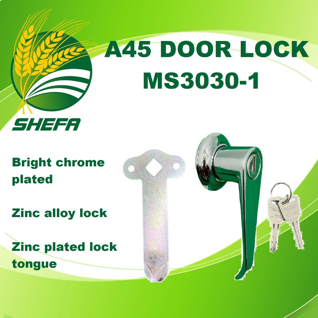 A45 Door Lock Industrial Electrical Cabinet Handle Lock with Key MS3030 ...