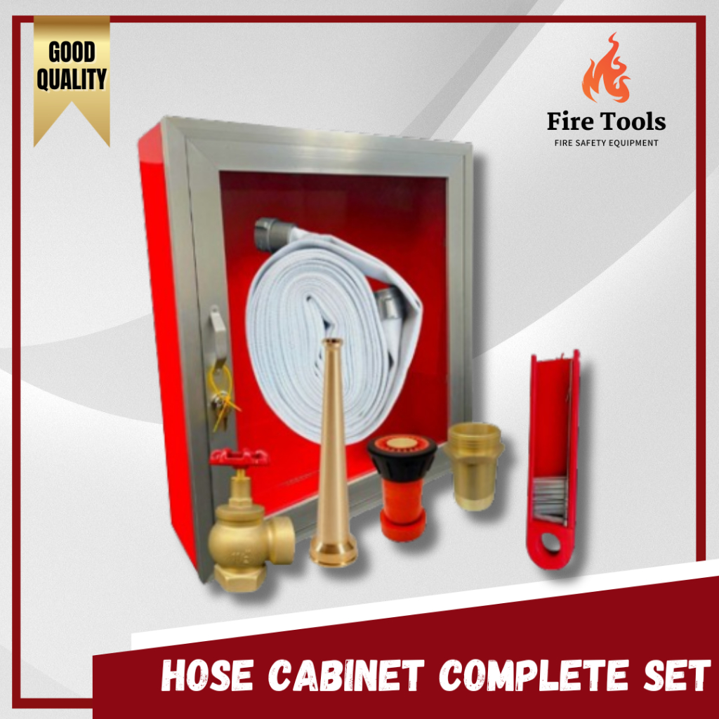 100ft Fire Hose Cabinet Set 100ft Complete Set Single / Double Jacket ...