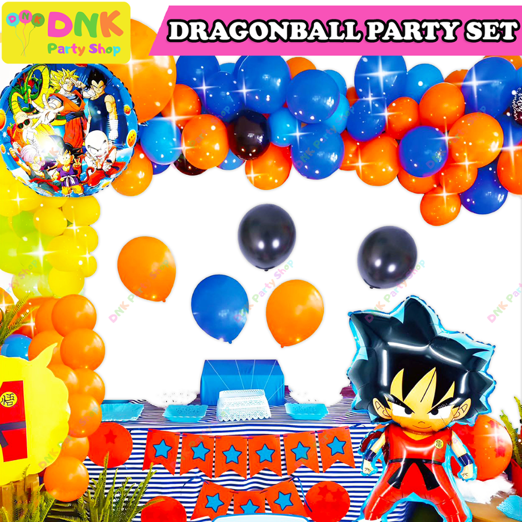 Dragon Ball Z DBZ Birthday Decor Package Complete Party Set with Goku ...