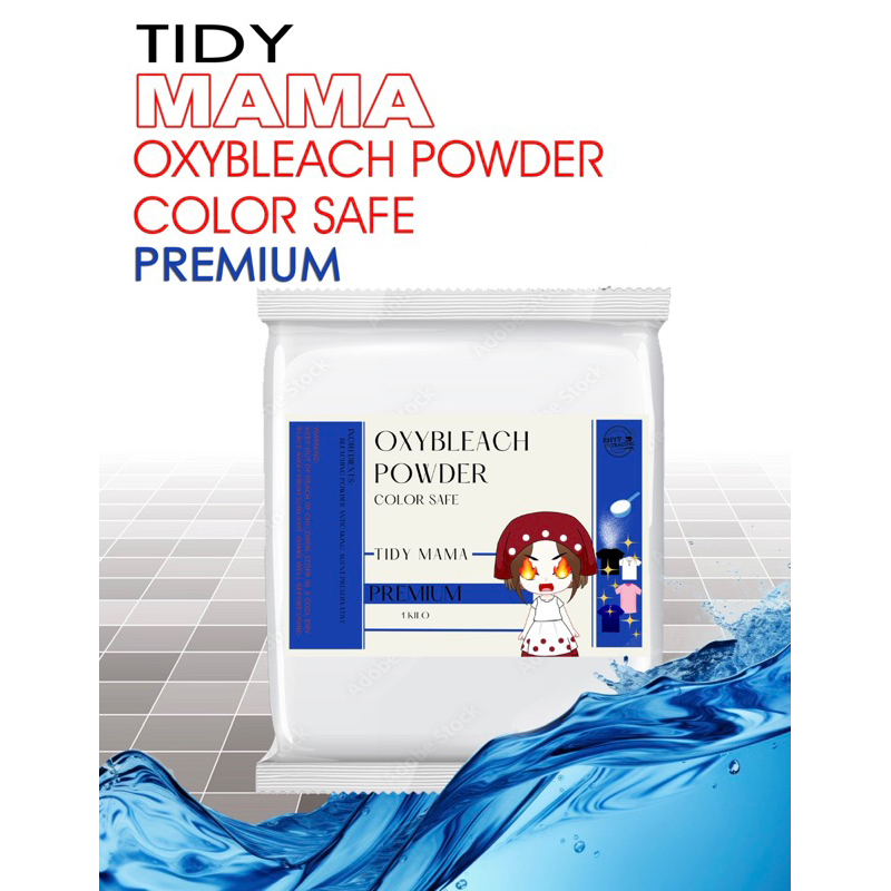 TIDY MAMA COLOR SAFE OXYBLEACH POWDER 1KG COLOR SAFE STAIN REMOVER ...