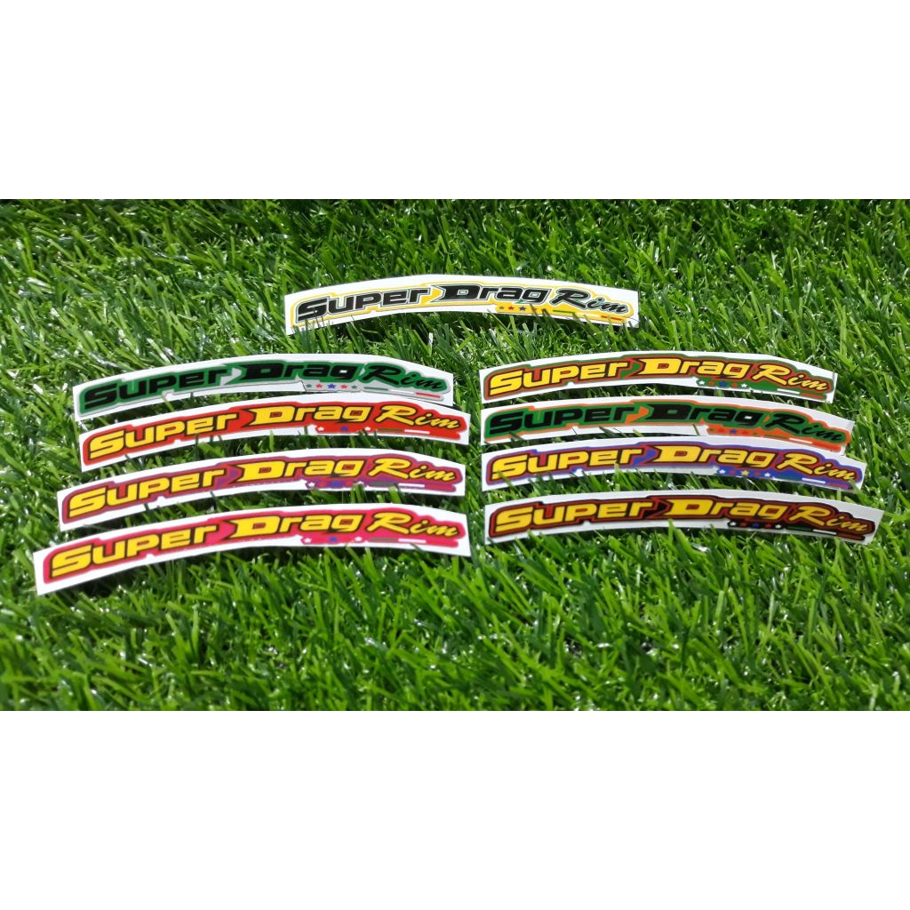 Super Drag Rim (SDR) sticker for Rim (SOLD PER PIECE) | Shopee Philippines