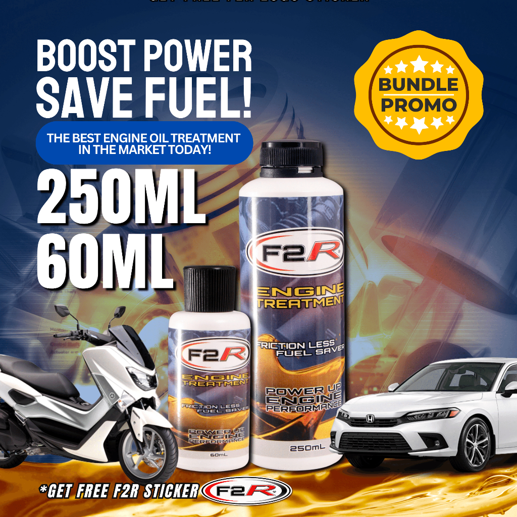 F2R ENGINE TREATMENT (250mL & 60mL) | Shopee Philippines