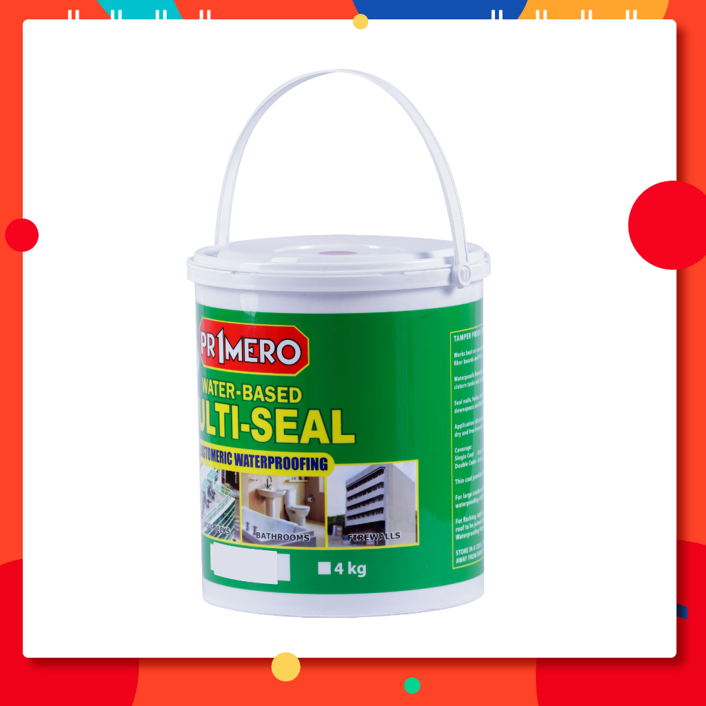 PRIMERO MULTI-SEAL WATERPROOFING PAINT - 4KG | Shopee Philippines