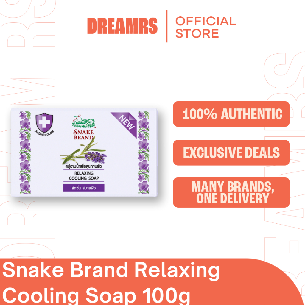 Snake Brand Relaxing Cooling Soap 100g (DREAMRS) | Shopee Philippines