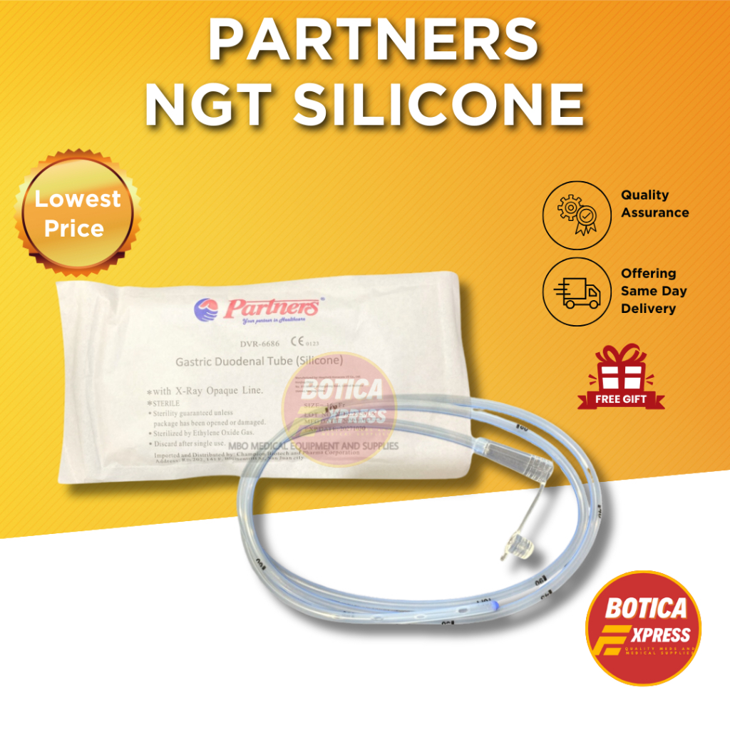 Nasogastric (NG) tube/NGT Feeding Tube Silicone (Per Piece) | Shopee ...