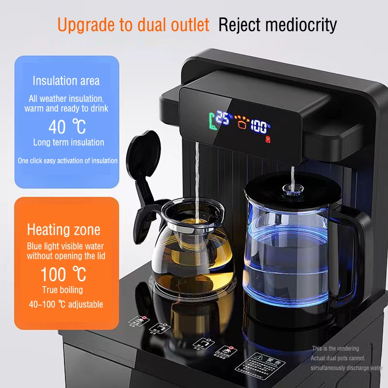 Water Dispenser Home New Automatic Hotand Cold Lower Bucket Tea Bar ...