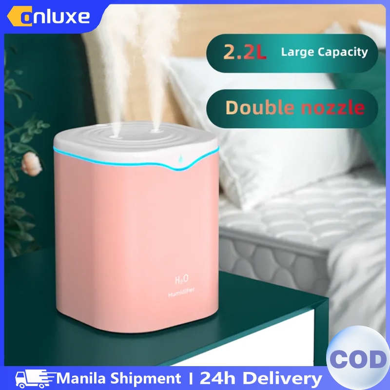 2.2L Humidifier Air Humidifier Anti-Burn Aroma Diffuser Purifier RGB ...