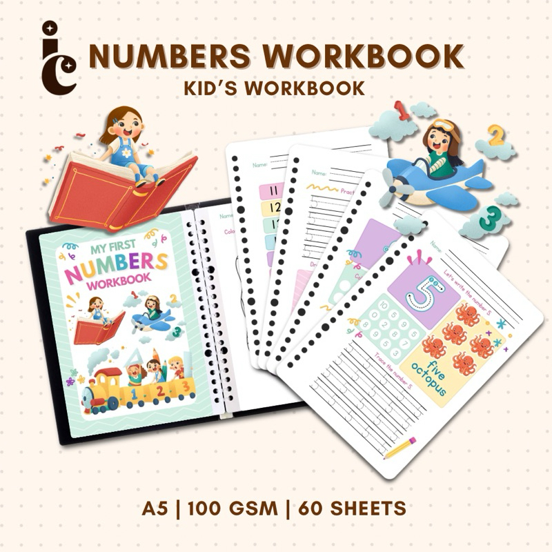 My First Numbers Workbook | Workbook for Kids | Children’s Book ...
