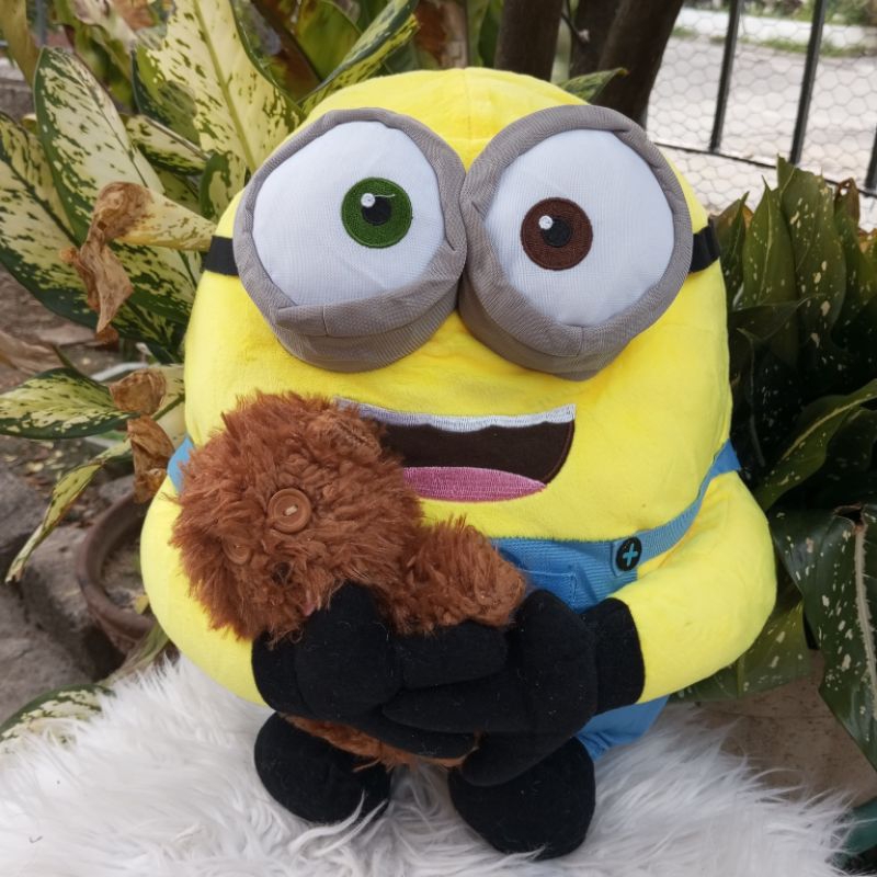 MINIONS Illumination Presents BOB The Minion With Teddy Bear Tim Plush ...