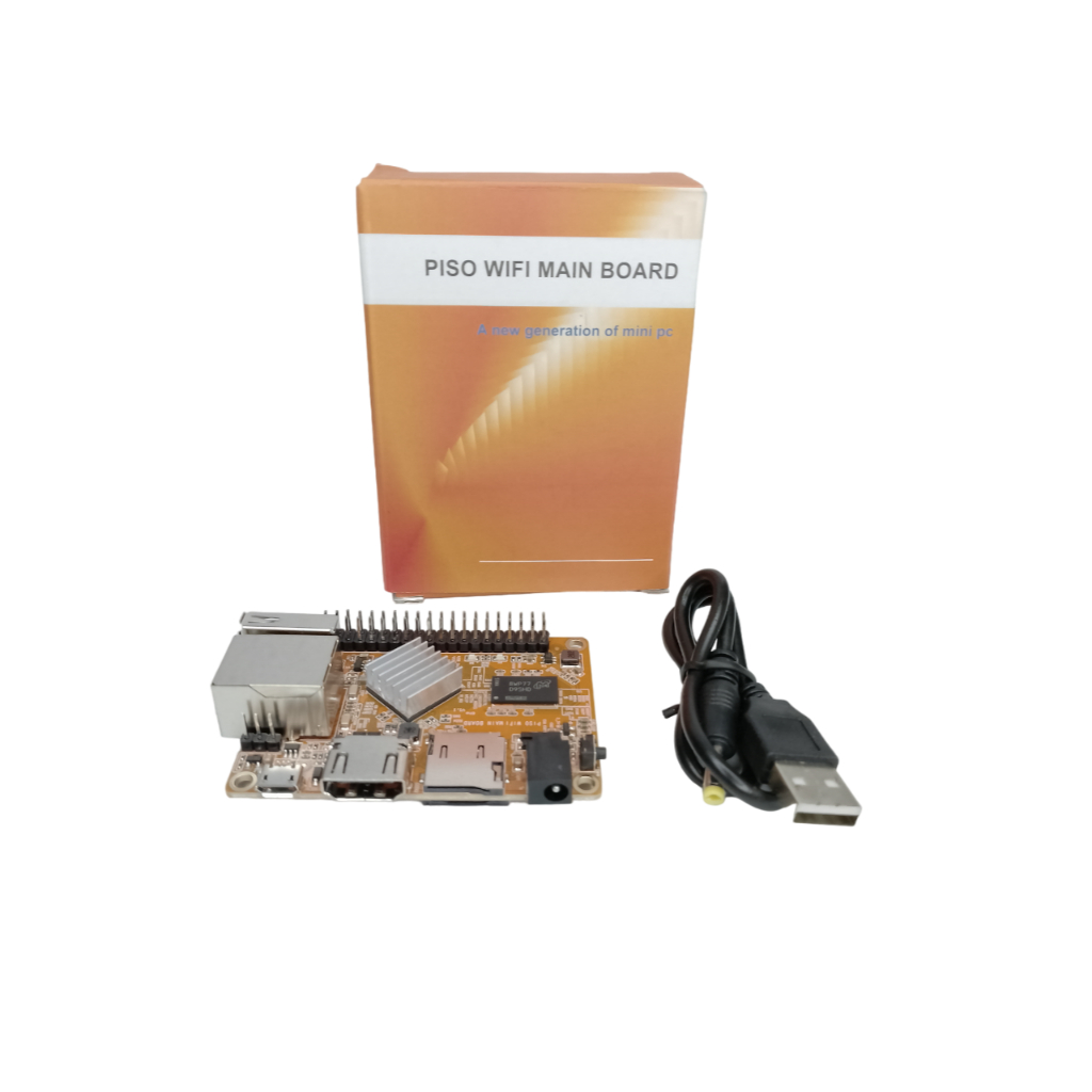 MICRO PC PISOWIFI MAIN BOARD 1GB H3 QUAD-CORE with 5V USB POWER CABLE ...