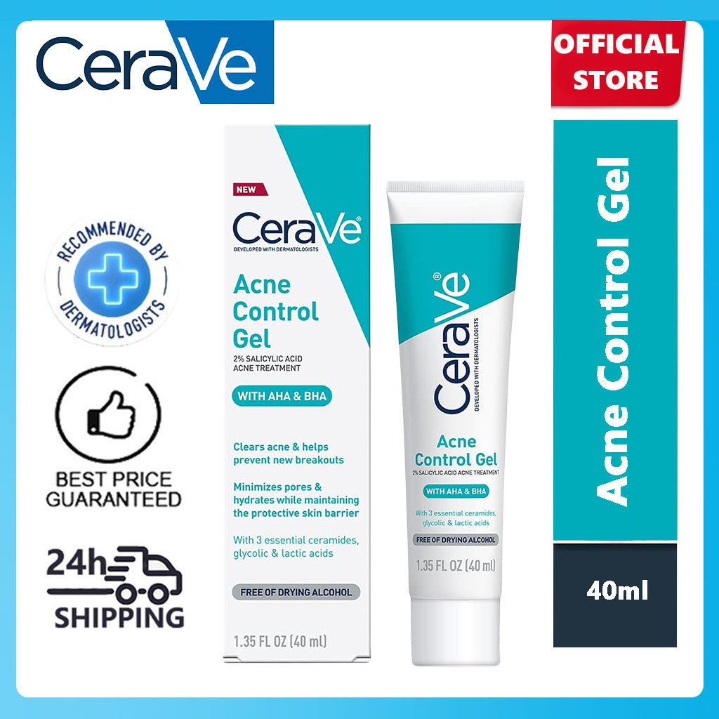 Acne Control Gel 40ml for Face 2% Salicylic Acid Acne Treatment Clears ...