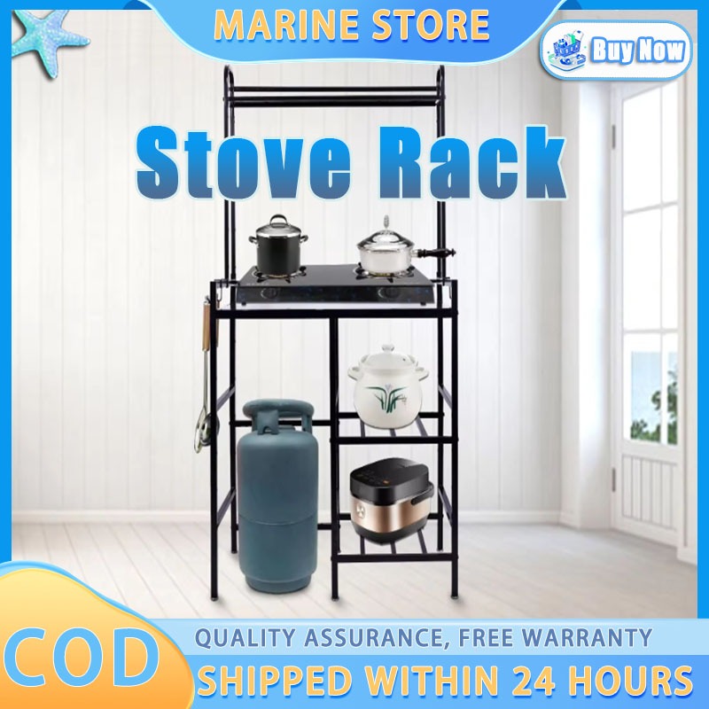 Gas Rack Kitchen Storage Rack Stainless Steel Multifunctional Storage ...